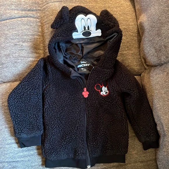 Disney | Jackets & Coats | Disney Junior Mickey Mouse Zip Up Coat ...